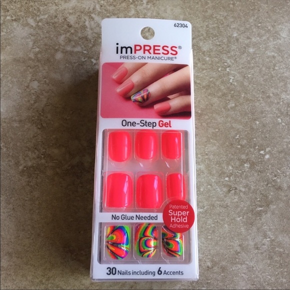 imPRESS | Accessories | New Rare Impress Hot Pink Nails In Boogie Down ...